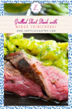Grilled Skirt Steak With Mango Chimichurri Sauce - Happily Eva After