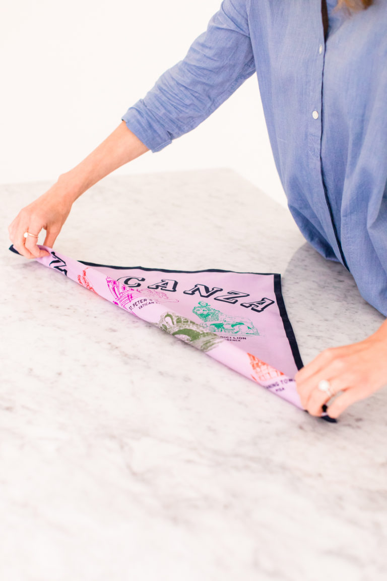 Seven Simple Ways To Style A Silk Scarf